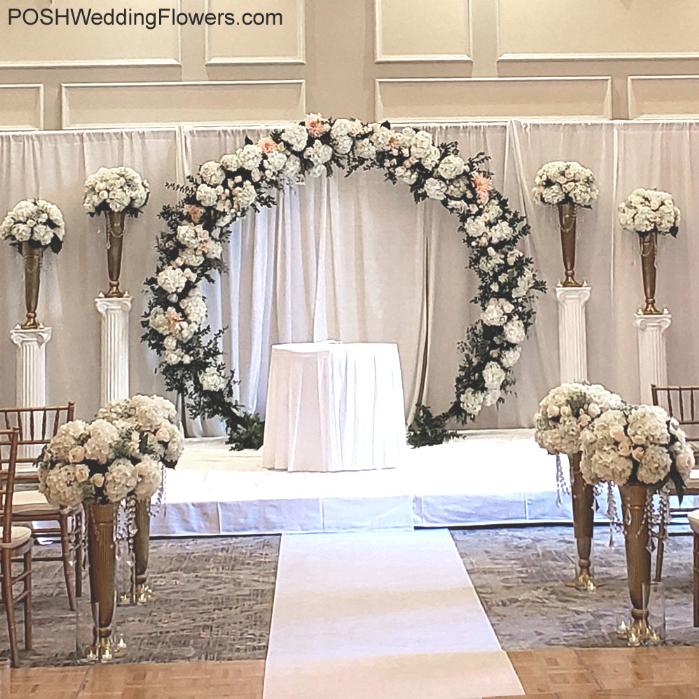 Circle Arch: POSH’s Fabulous “Wedding Ring” Arch – Seattle Wedding ...