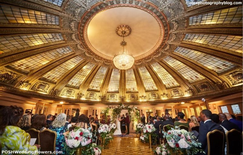 Wedding Ceremony in Dome Ballroom at Arctic Club Seattle – Seattle ...